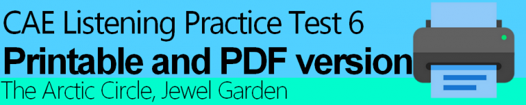 CAE Listening Practice Tests (print-friendly) - EngExam.info