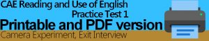 CAE Reading and Use of English Practice Test 1 Printable - EngExam.info