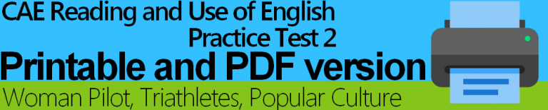 CAE Reading and Use of English Practice Test 2 Printable - EngExam.info