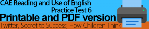 CAE Reading and Use of English Practice Tests (print-friendly ...