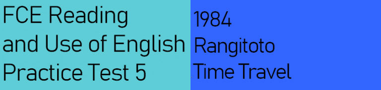 FCE Reading and Use of English Practice Test 5 - EngExam.info