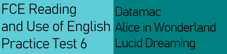 FCE Reading and Use of English Practice Tests - EngExam.info