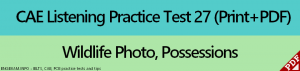 CAE Listening Practice Test 27 Printable - EngExam.info