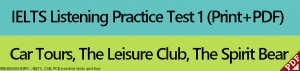 IELTS Listening Practice Test 1 Printable
