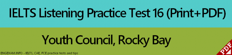 IELTS Listening Practice Tests PDF - EngExam.info