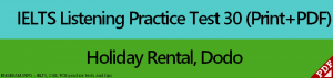 IELTS Listening Practice Test 30 Printable - EngExam.info