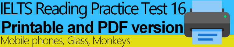 IELTS Reading Practice Test 16 Printable - EngExam.info