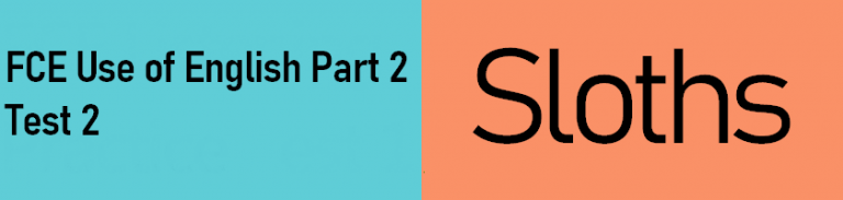 FCE Use of English Part 2 - EngExam.info